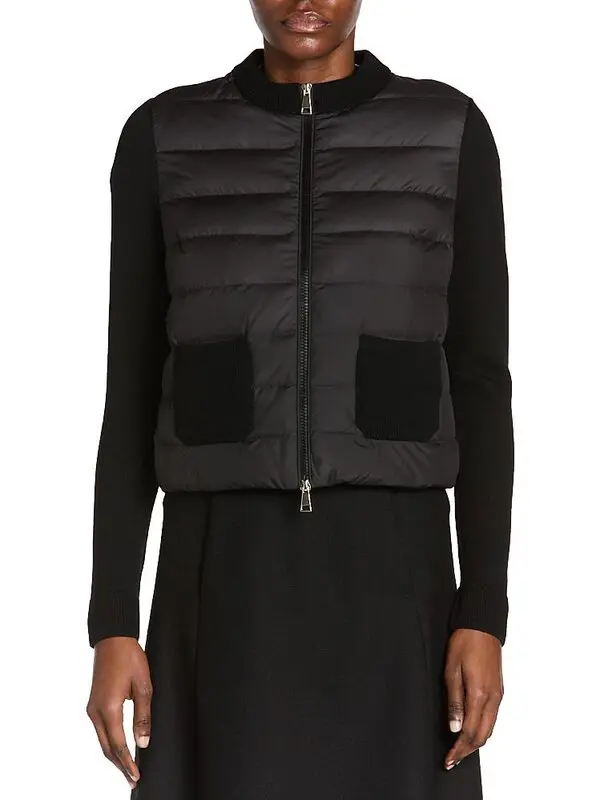Moncler Cardigan Jacket - Black