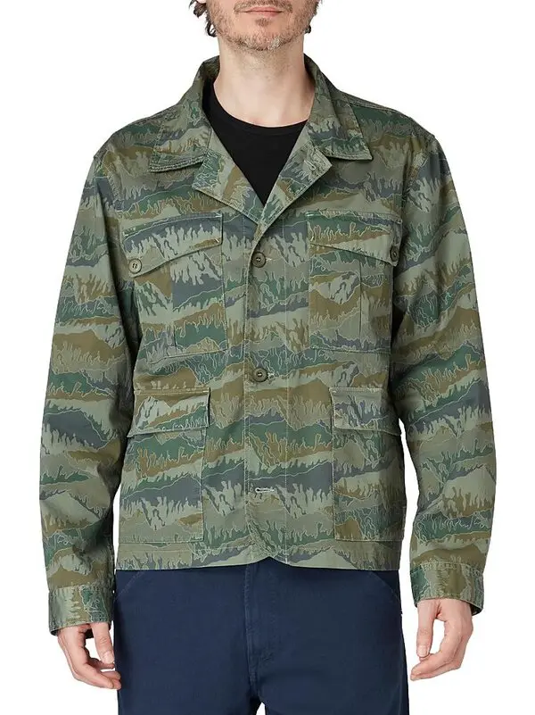 Paul Smith Printed Field Jacket - Light Gray