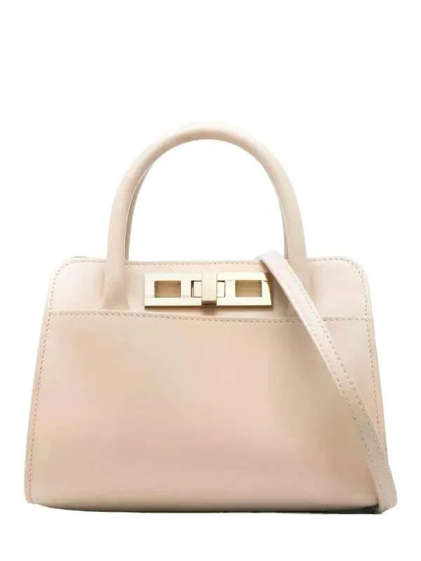 Fabiana Filippi Top-handle Tote Bag With Clasp - Neutrals