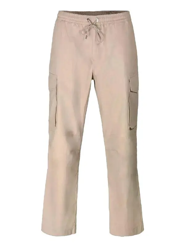 MOORER Drawstring Cargo Trousers - Neutrals