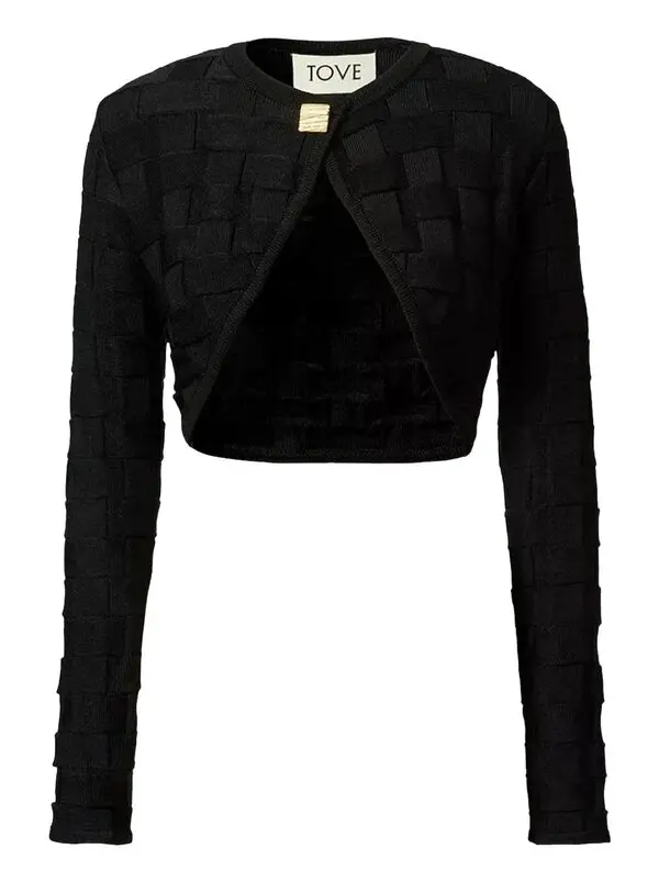 Tove Tijen Knitted Cardigan - Black