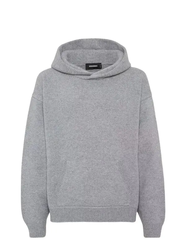 Dsquared2 Wool Hoodie - Grey