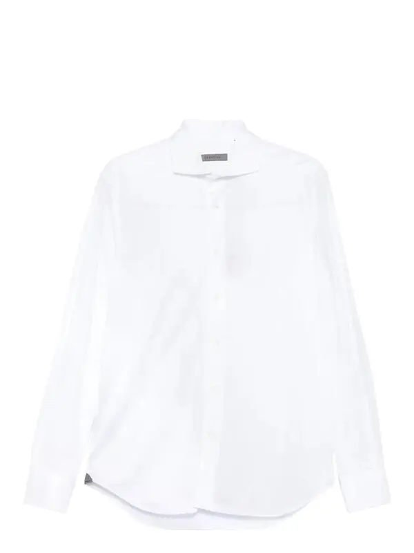 Corneliani Long-sleeve Buttoned-up Shirt - White
