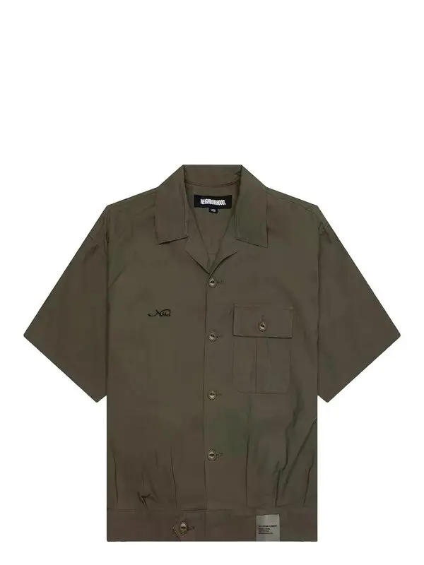 NEIGHBORHOOD Embroidered-logo Shirt - Green