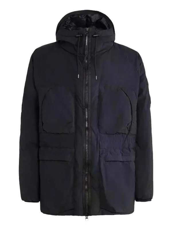 C.P. COMPANY Hooded Puffer Jacket - Black