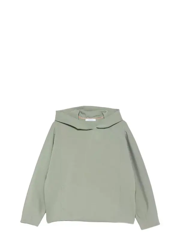 Max Mara Paneled Long-sleeve Hoodie - 002 Kakhi