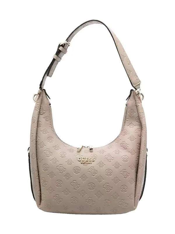 Guess Phoebe 4g Logo Shoulder Bag - Neutrals