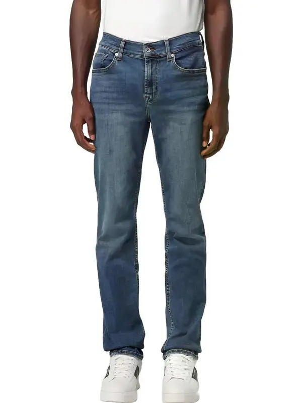 7 For All Mankind Stretch-cotton Jeans - Blue