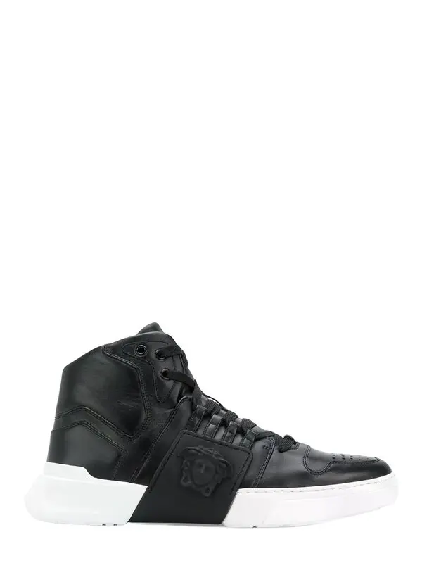Versace Medusa Hi-top Sneakers - Black