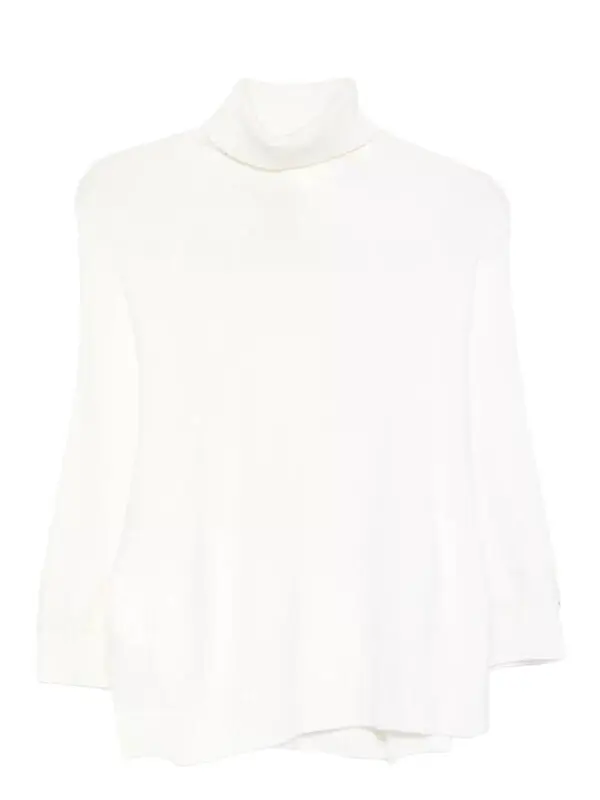 ERMANNO FIRENZE Turtleneck Sweater - White