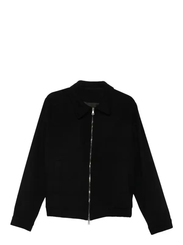 COSTUMEIN Zip-up Shirt Jacket - Black