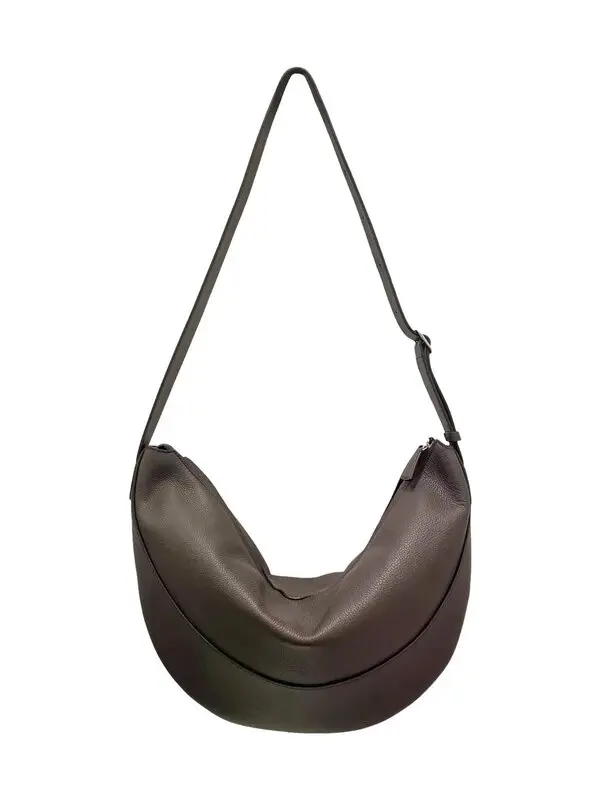 THE ROW Jouve Leather Shoulder Bag - Brown