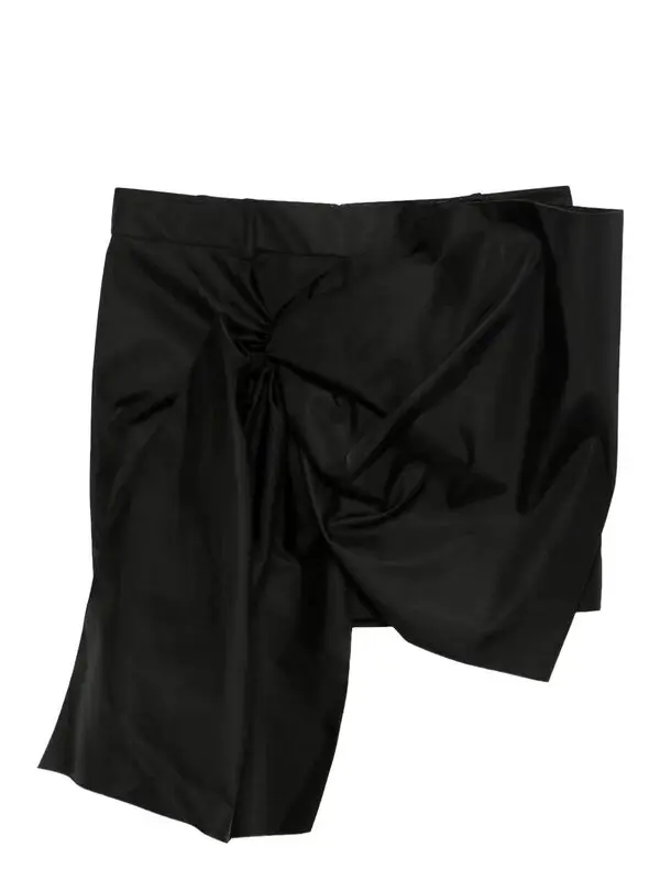 N°21 Bow-detail Mini Skirt - Black