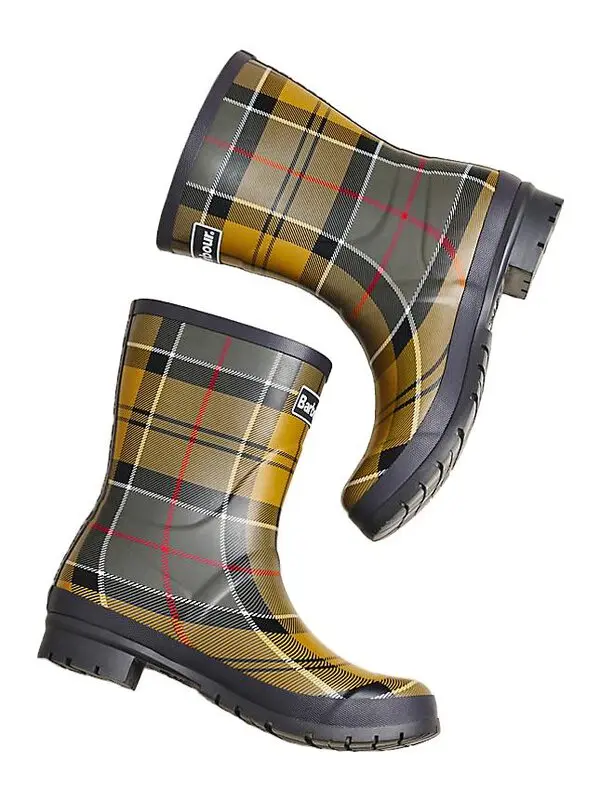 Barbour Banbury Mid Wellington Rain Boots - Beige