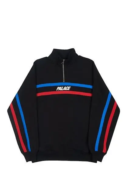 PALACE Sline Quarter Zip - Black