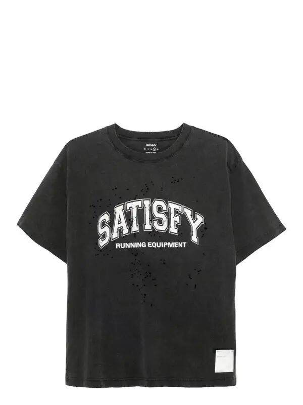 Satisfy Cotton T-shirt - Black