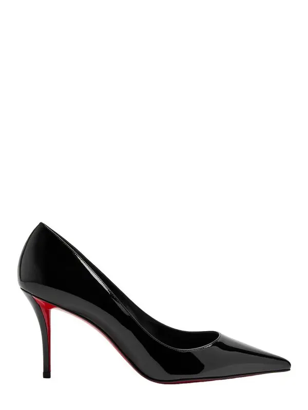 CHRISTIAN LOUBOUTIN Miss Z 80 Patent Leather Pumps - Black