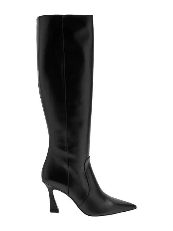 STUART WEITZMAN Vinnie 85 Leather Knee-high Boots - Black
