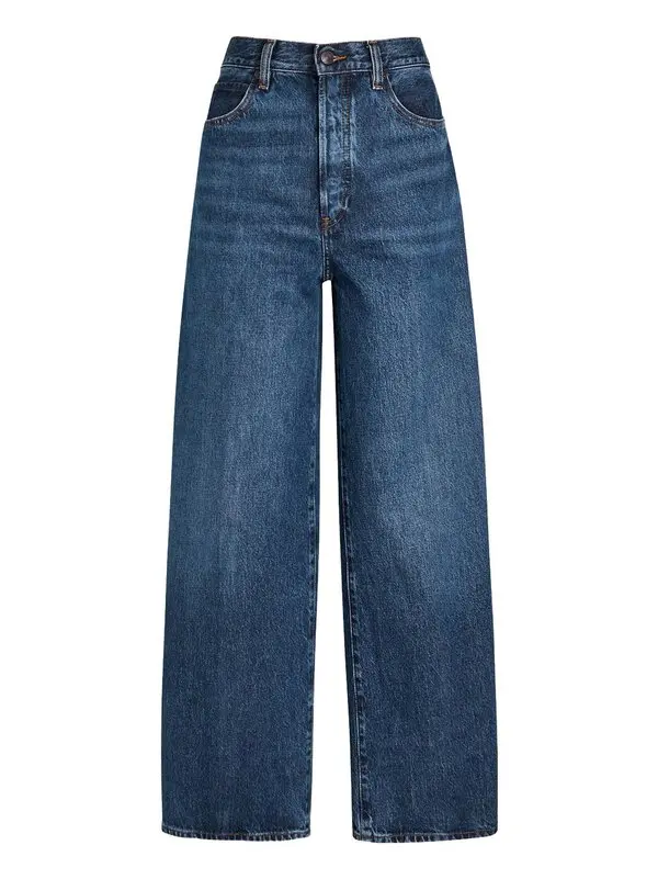 FRAME The Collegiate Wide-leg Jeans - Blue