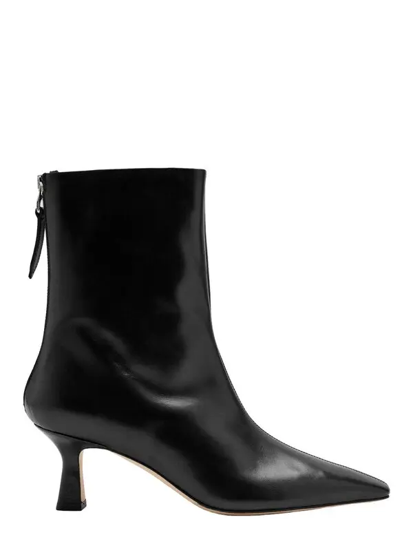 AeydĒ Elina 55 Leather Ankle Boots - Black