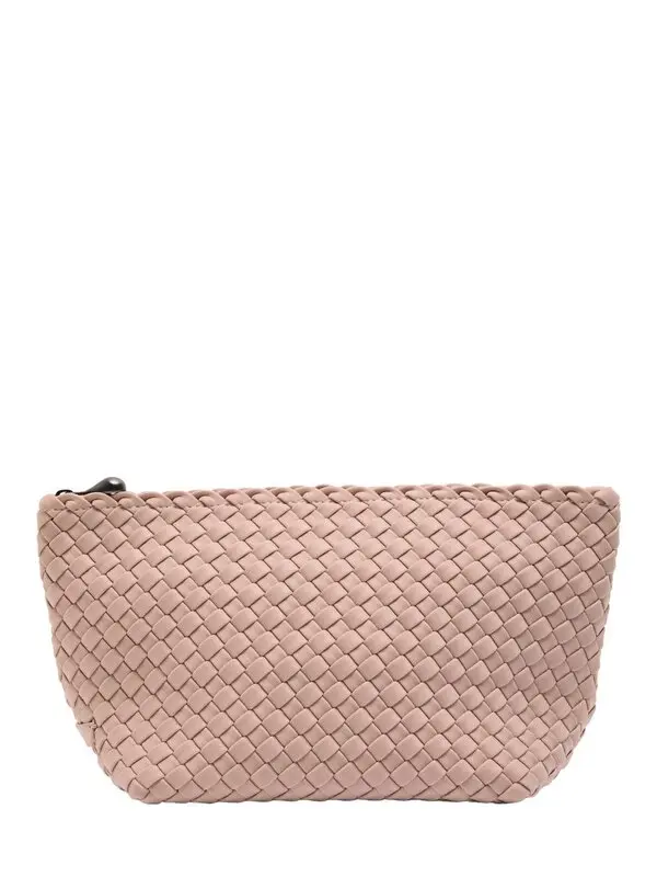 NAGHEDI Portofino Medium Woven Nylon Wash Bag - Light Pink