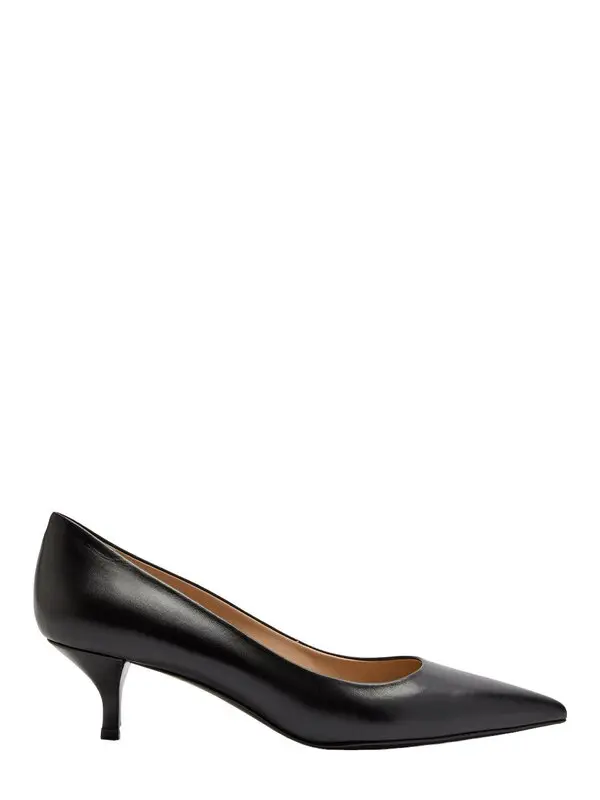 STUART WEITZMAN Power 50 Leather Pumps - Black