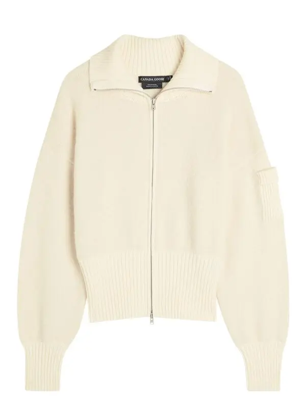 Canada Goose Sauble Alpaca-blend Cardigan - Cream