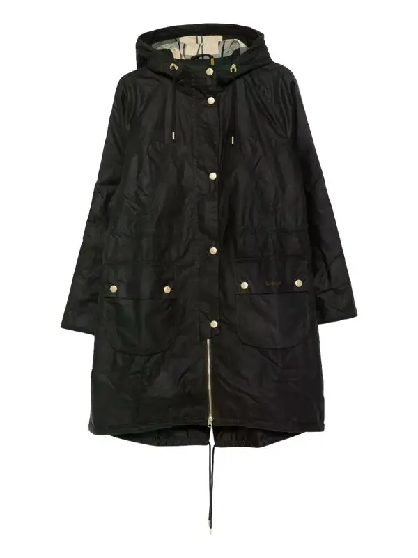 Barbour Hooded Cotton Parka - Green