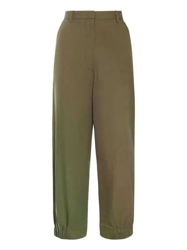 Herno Elasticated-cuff Trousers - Green