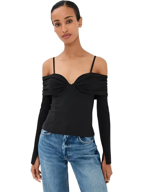 Simkhai Hazel Top - Black