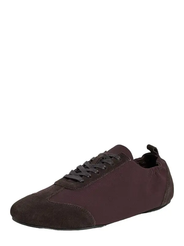 ST. AGNI Ballet Sneakers - Coffee