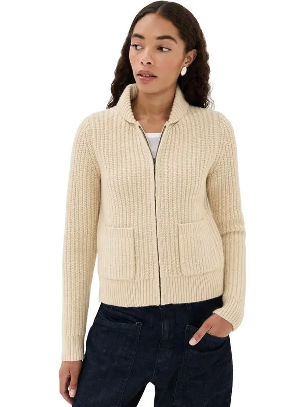 NILI LOTAN Tessen Cardigan - Wheat
