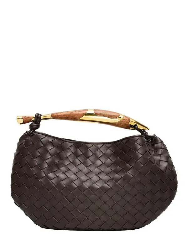 Bottega Veneta Small Intrecciato Leather Top-handle Bag - Fondant