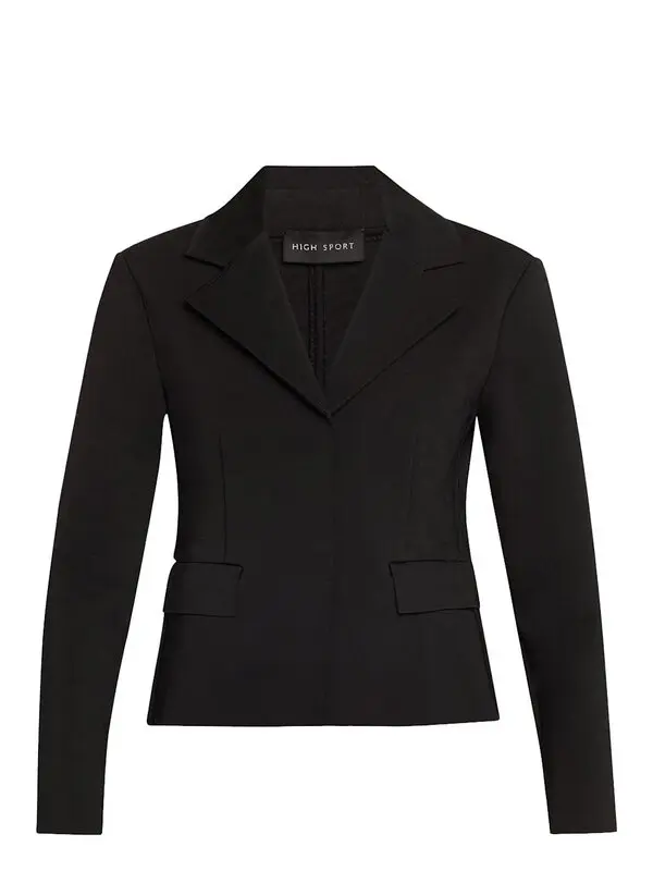 HIGH SPORT Lola Single-breasted Jacket - Black
