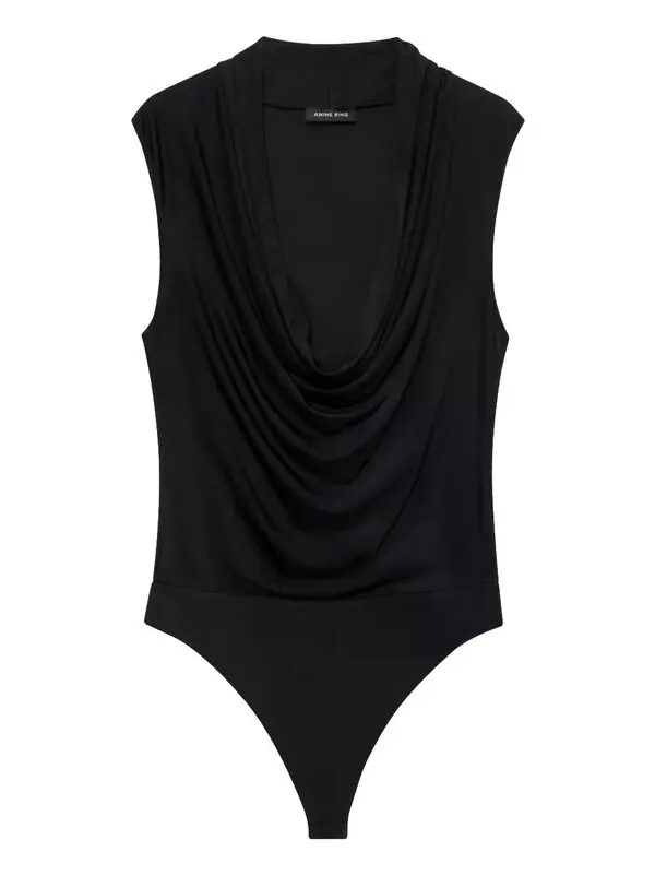 ANINE BING Jeanette Bodysuit - Black