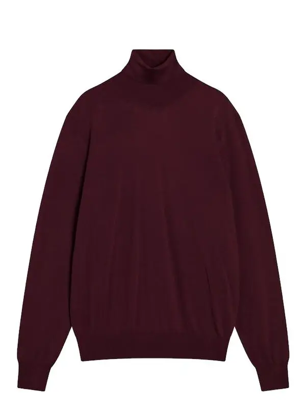 Saint Laurent Turtleneck Sweater - Red