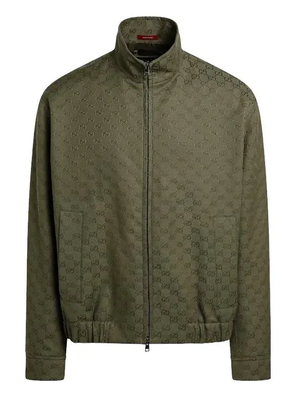 Gucci Gg Forest Bomber - Green