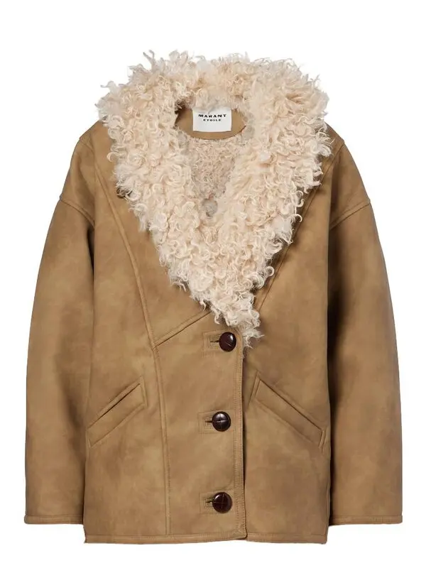 MARANT ETOILE Clea Coat - Beige