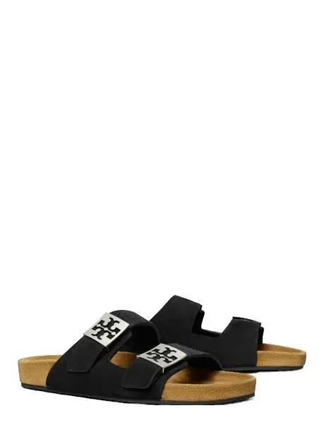 Tory Burch Mellow Slide Sandal - Perfect Black /light Teak