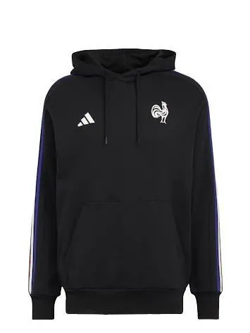 Adidas France Essentials 3-stripes Hoodie - Black