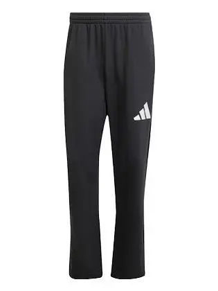Adidas Essentials Wide Leg 3 Bar Logo Pant - Black/white