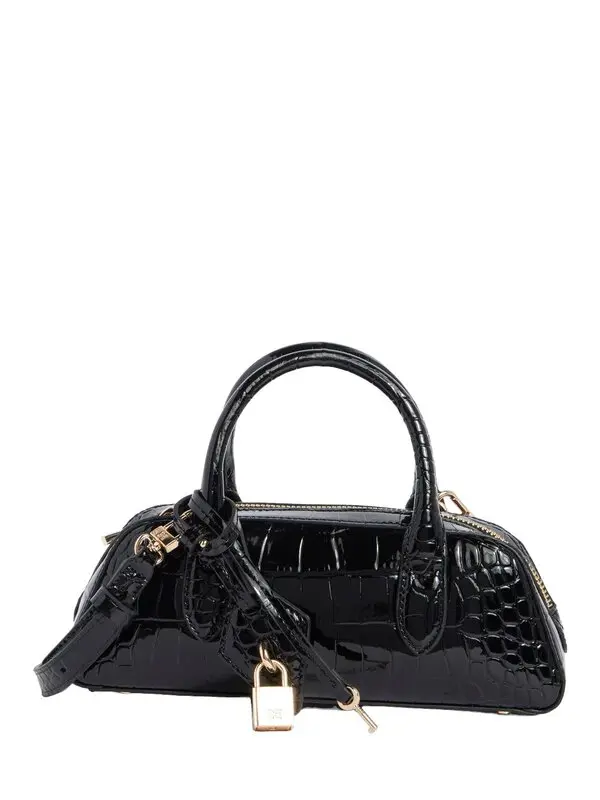 Sam Edelman Micro Nori Faux Leather Bowler Satchel - Black
