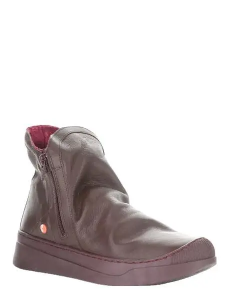 Fly London Abil Platform Wedge Bootie - Wine