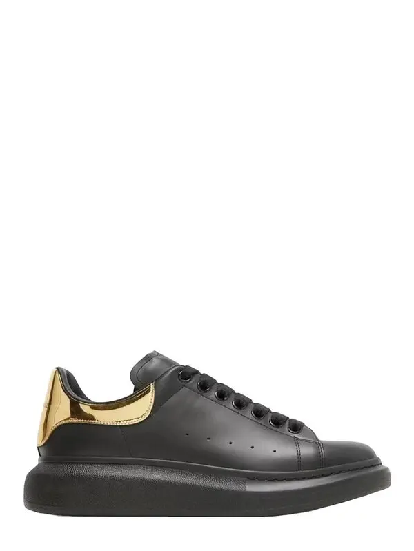 Alexander McQueen Oversized Metallicin Sneakers - Black/gold