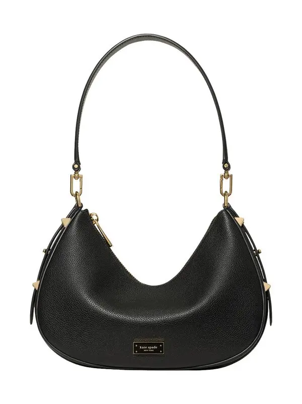 Kate Spade New York Liv Pebble Leather Convertible Shoulder Bag - Black