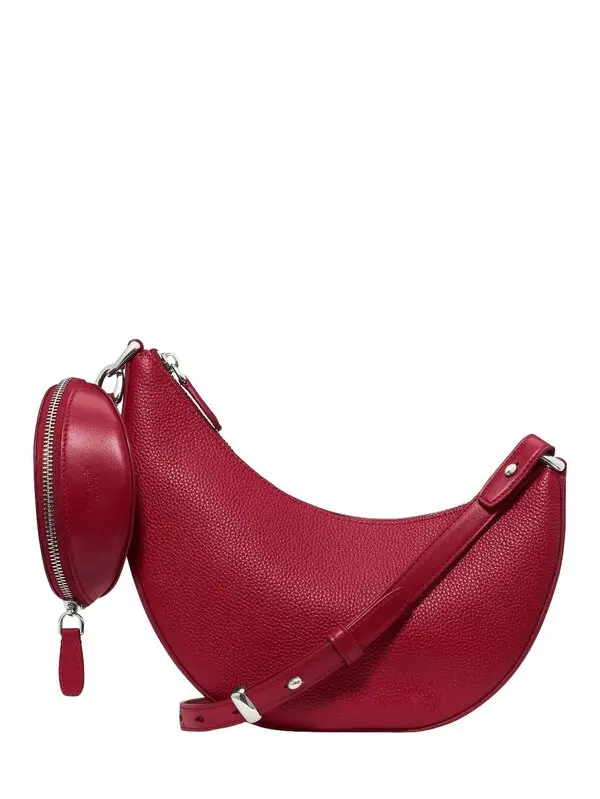 Kate Spade New York Pebble Leather Crossbody Bag - Red Jam