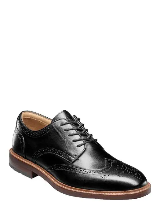 Florsheim Anthem Wingtip Blucher - Black
