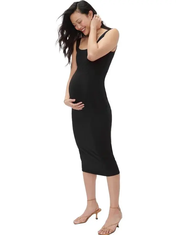Hatch Collection Body Tank Dress - Black