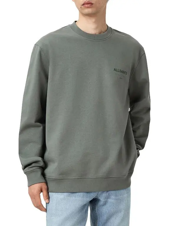 ALLSAINTS Future Graphic Sweatshirt - Gastor Green