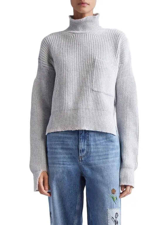 Marni Mending Logo Virgin Wool Sweater - Tonic